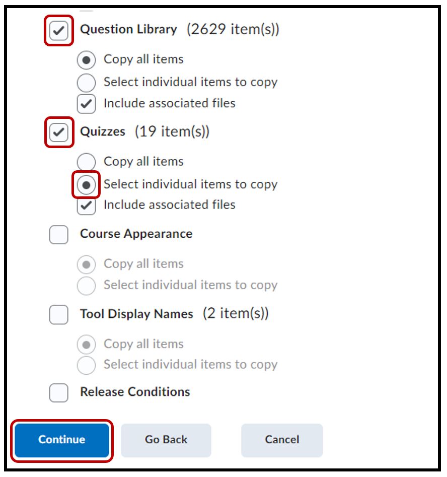 How to rollover course materials from a template (all or partial ...